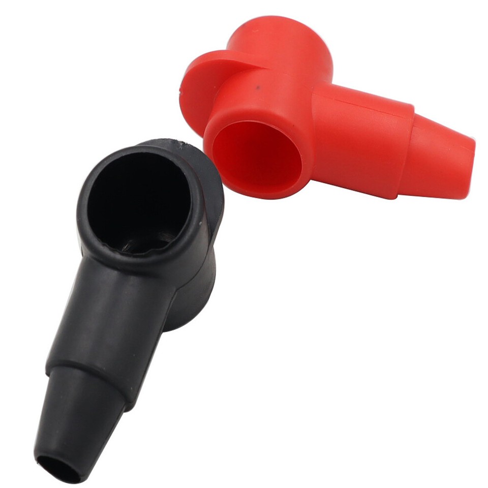 4x Alternator Starter Terminal Post Boot Cover Red Black For Wire ...