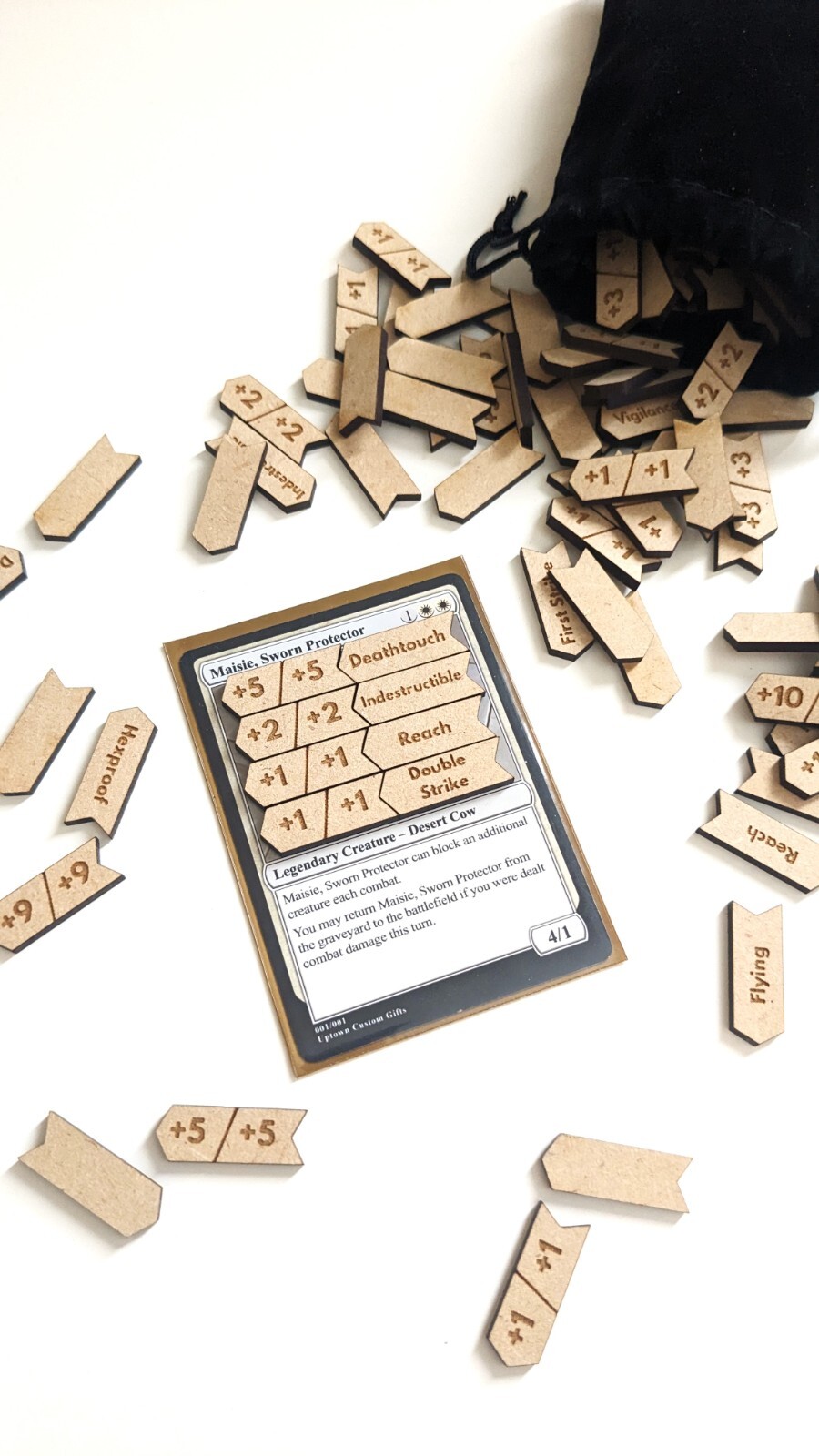 120x Magic The Gathering MTG Counters - Starter Kit - Laser Cut MDF | eBay