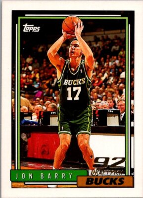1992-93 Topps #348 Jon Barry | eBay