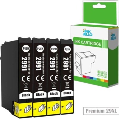 4 Black Ink Cartridge for Epson XP-245 XP-247 XP-342 XP-345 XP-442 XP ...