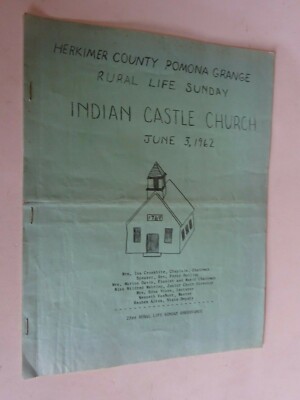 1962 Indian Castle Church Herkimer County Pomona Grange Rural Life ...