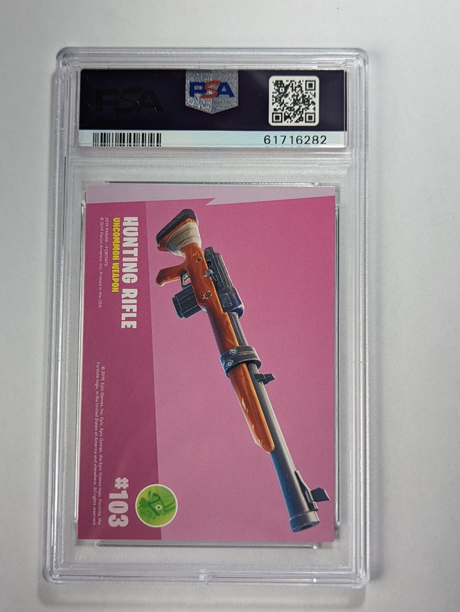 2019 Panini Fortnite Series 1 #103 HUNTING RIFLE Holo Foil 2019 Panini Fortnite Series 1 #103 HUNTING RIFLE Holo Foil