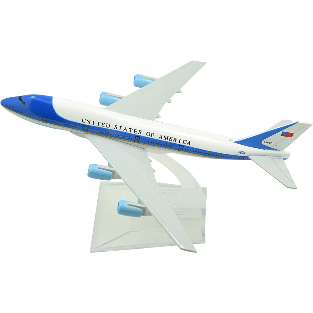 1:400 Aircraft Boeing 747 Air Force One 16cm Alloy Plane B747 Model ...