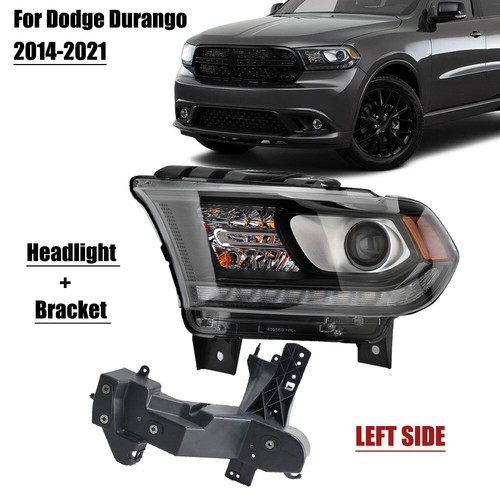 Left HID Headlight W/Bracket W/LED DRL Lamp For Dodge Durango 2014-15 ...