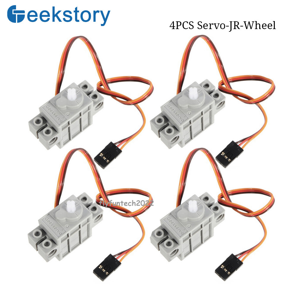4 PCS 270° Programmable Gray Geek-Servo Motor with Wire JST/JR PH2.0 ...