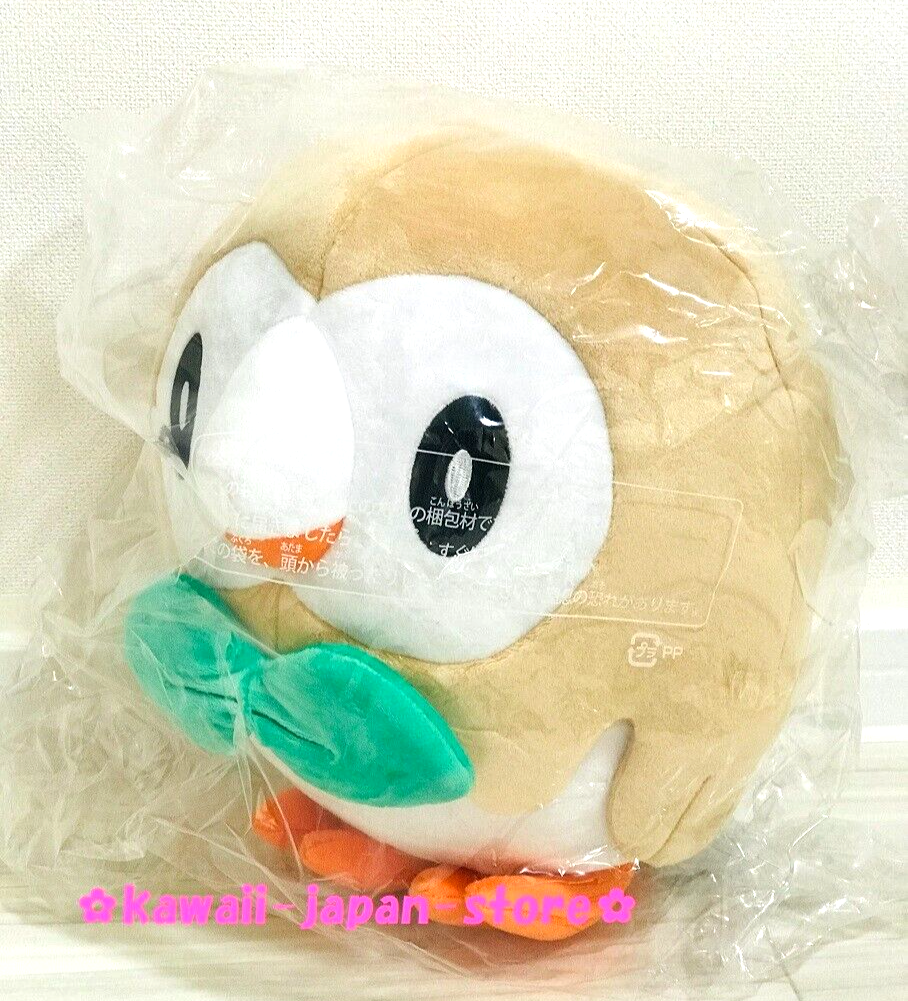 Pokemon Center Original Plush Doll Life Size Rowlet w/Paper Tag 11.8 ...