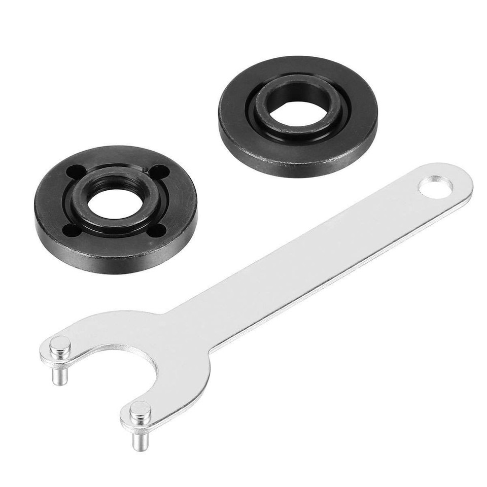 5/8"-11 Angle Grinder Spanner Wrench Flange Lock Nut Set For Dewalt ...