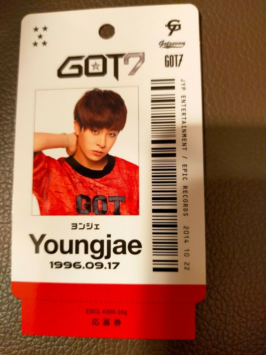 Youngjae One Shot Photocard GOT7 Album Photocards || Jayb Mark Jackson