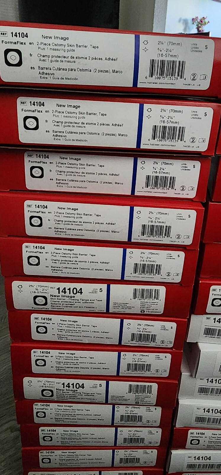 Hollister 14104 Skin Barrier Floating Flange & Tape 2-3/4''Flange | eBay