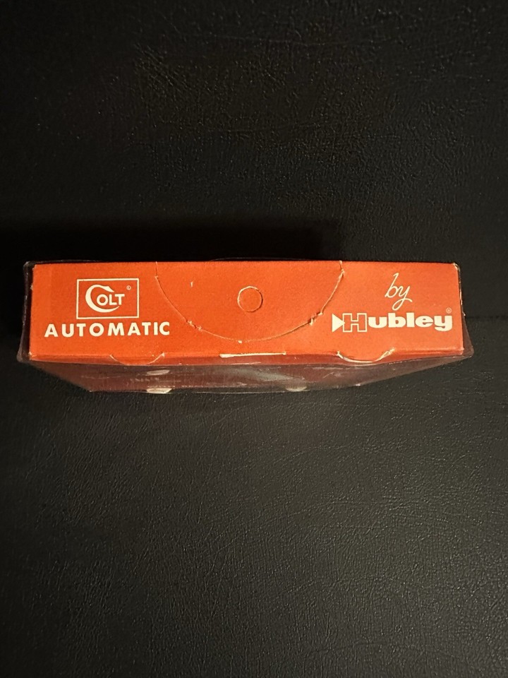 Vintage HUBLEY Colt Cap Gun Still In The Box With Bullet read ...