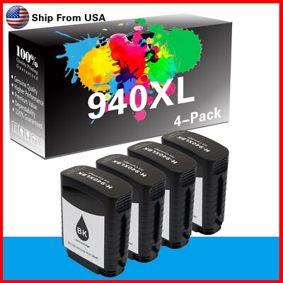 4PK 940 XL Ink Cartridge for A809a A811a A909a Printer | eBay