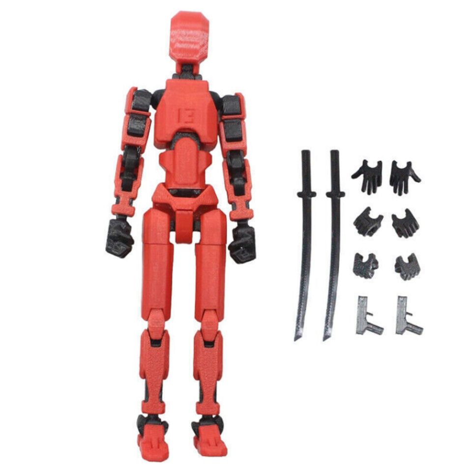 T13 Action Figure, Titan 13 Action Figure, Robot Action Figure,3D ...