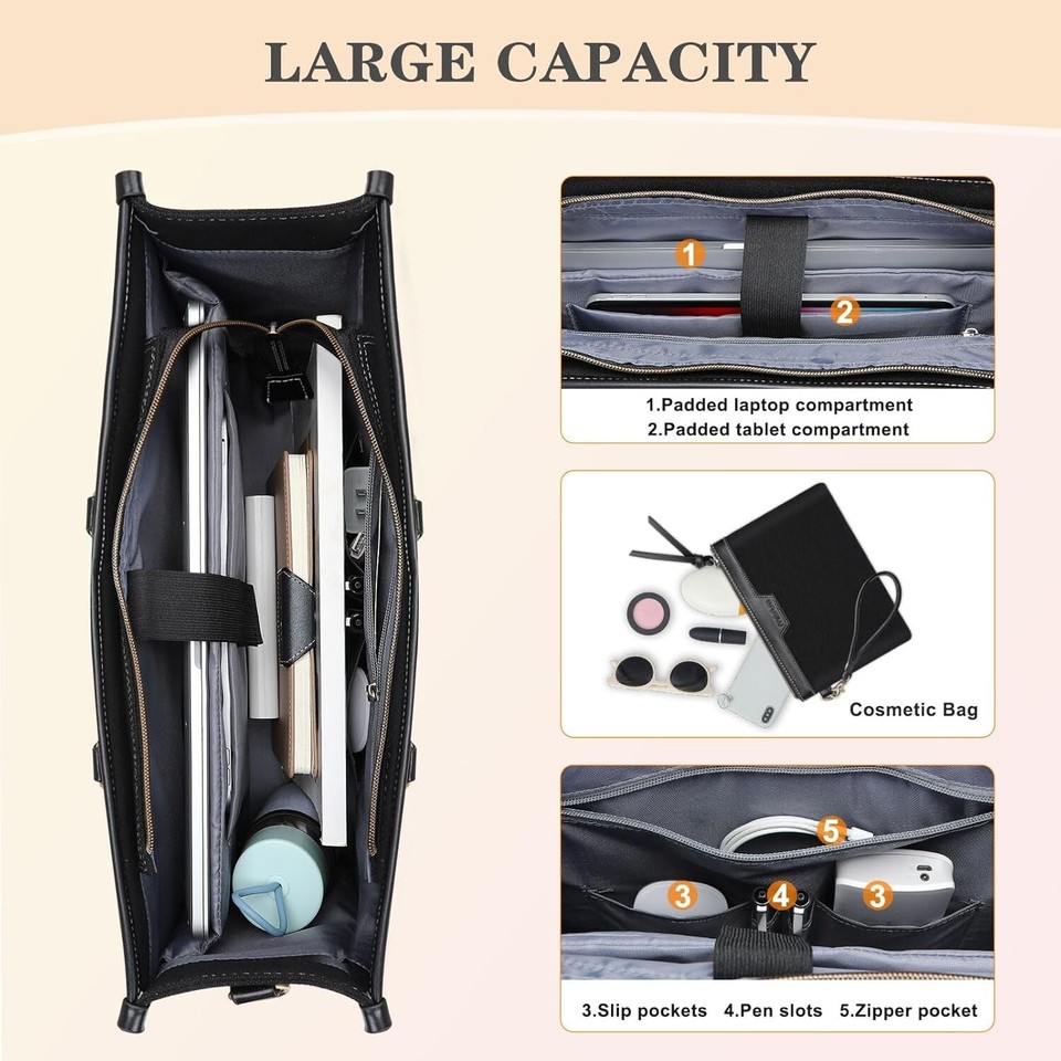 15 16 inch Laptop Bag for MacBook Air Pro M4 M3 Women Tote Bags ...