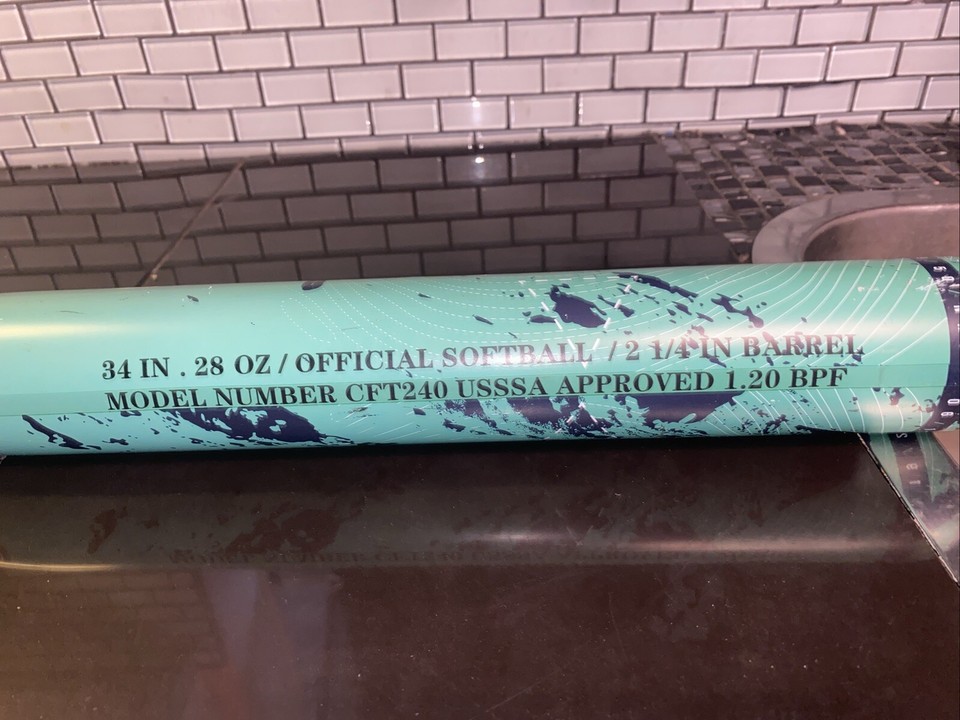 ONYX FIRST BORN TEAL 240 USSSA SOFTBALL BAT 34in 28 oz CTF240 | eBay