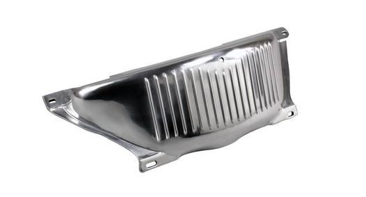 Turbo TH350 TH400 Aluminum Finned Dust Shield Flywheel Cover Polished ...