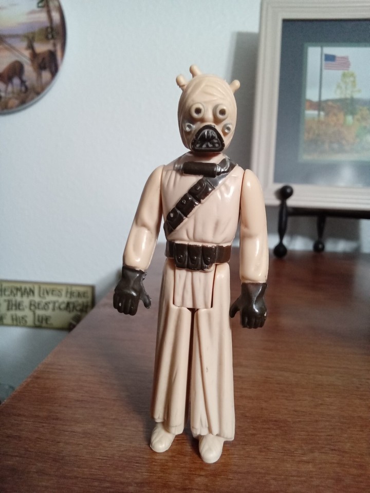 Vintage Star Wars 1977 Tusken Raider Figure Only RARE HOLLOW CHEEK ...