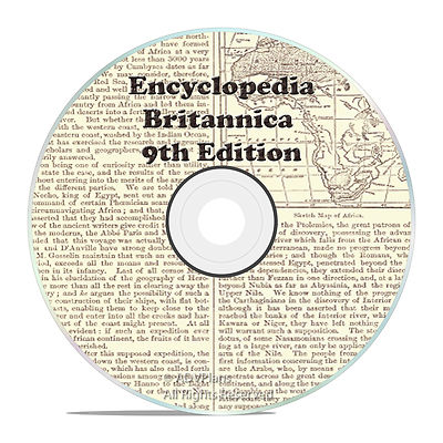 ENCYCLOPEDIA BRITANNICA, 9th Edition from 1875, 25 vol. vintage set of ...