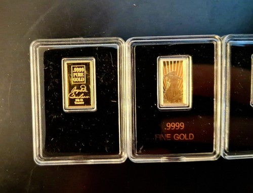 Lot of 3 Gaudens Lady Liberty Pure Gold Bar .999 Pure | eBay
