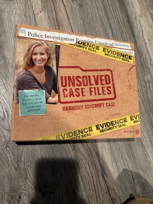 UNSOLVED CASE FILES HARMONY ASHCROFT CASE Murder Mystery Game 100% ...