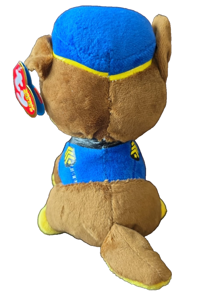 Paw Patrol - CHASE the Shepard Dog 6" - TY Beanie Baby Boos NWT Plush ...