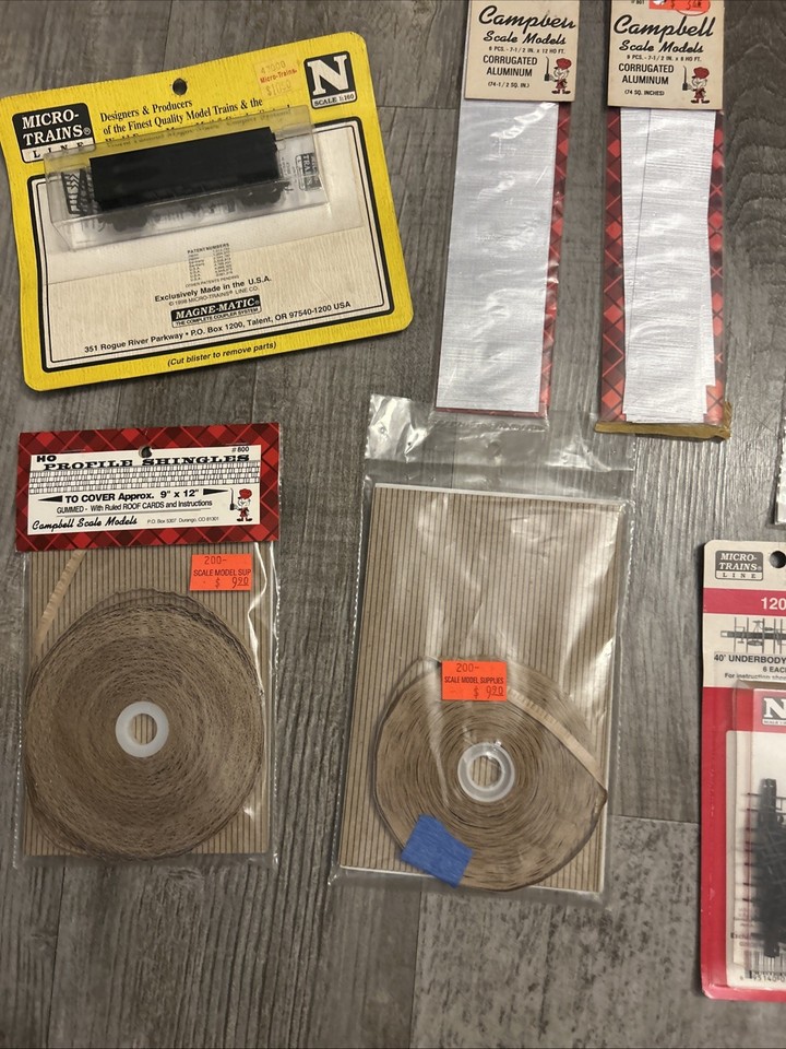 Micro-Trains Line Lot of Accessories N Scale Model Building Supplies ...