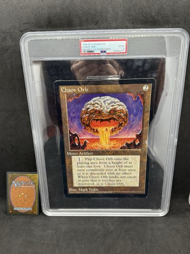 MTG Chaos Orb PSA 2 Oversized 6x9 Inquest Mag Promo Card Magic ...