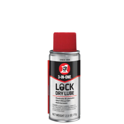 3-IN-ONE 120077 Garage Door Lock Dry Lube Lubricant Prevent Rust ...
