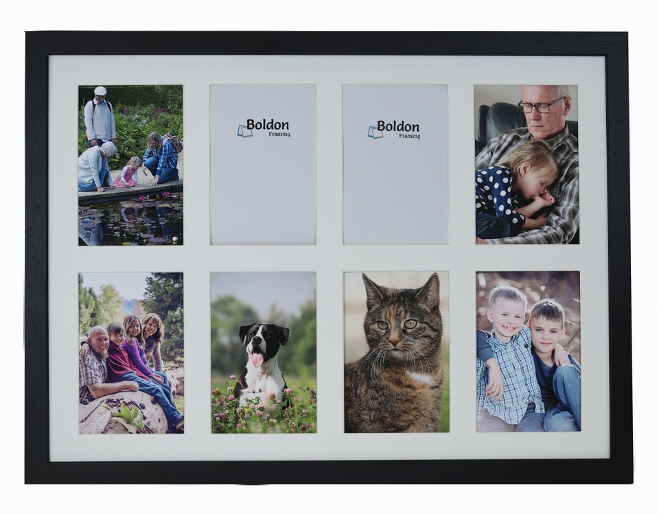 Large Multi Aperture Photo Picture Frame Holds 8/9/10/12/16/20 Photos ...