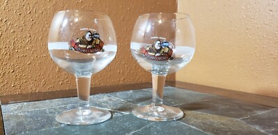 Samuel Sam Adams Grumpy Monk Belgian IPA Beer Glass Stemmed Goblet Set ...