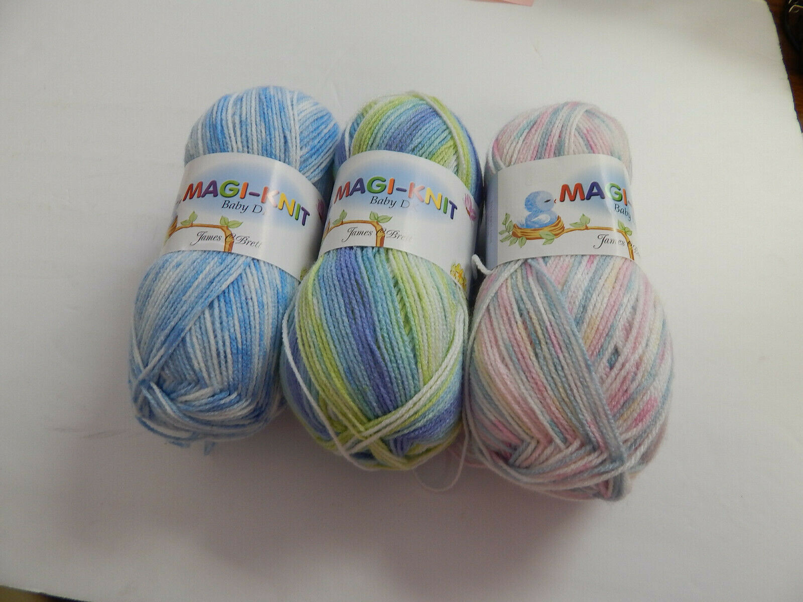 James C Brett Magi-Knit Baby DK- 2 Colors Make Fair Isle pattern | eBay