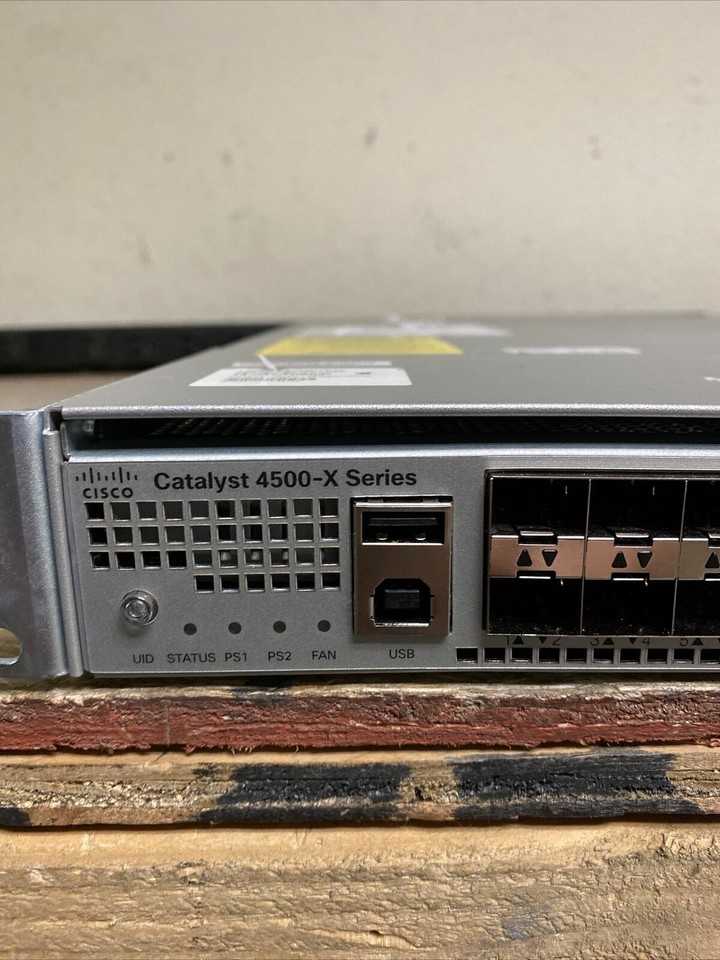 Cisco WS-C4500X-32SFP+ V02 10GE IP Base Switch Dual Power Supplies ...