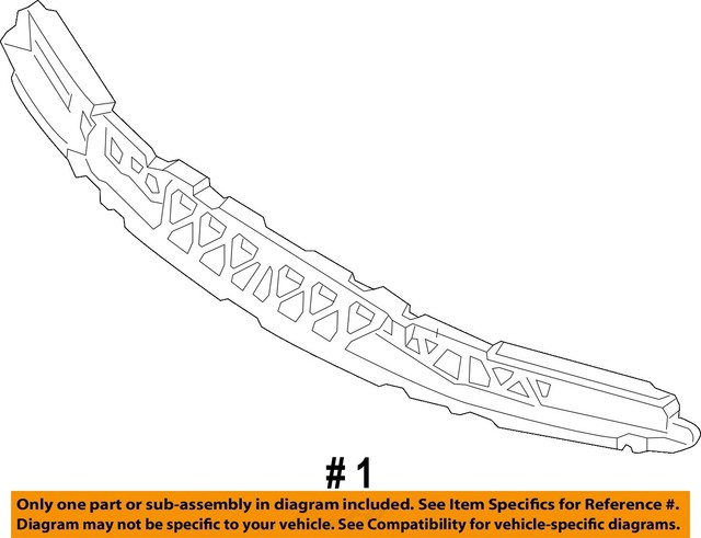 BMW OEM 2015 428i xDrive Gran Coupe Front Bumper Grille-absorber ...