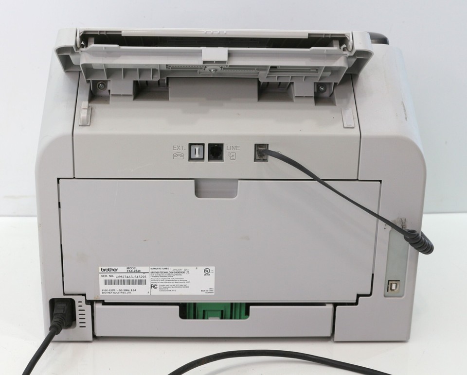 Brother FAX-2840 FAX2840 IntelliFax-2840 High-Speed Laser Fax ...