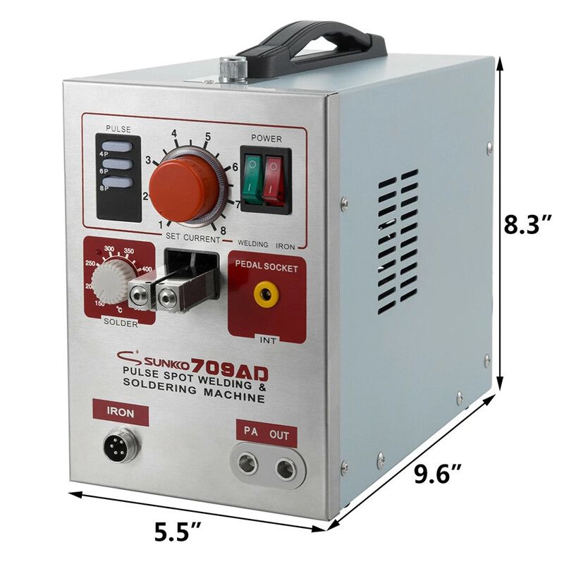 709AD Pulse Spot Welder Battery Welding Soldering Machine with 70B Pen ...