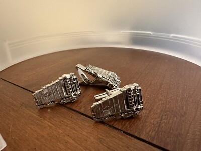 GSCCO Boxcar Railroad Locomotive Train Vintage MERCURY Cufflinks Tie ...