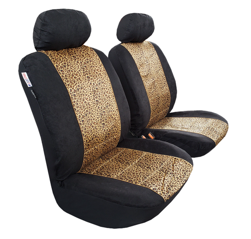 For Toyota 4Runner Car Seat Covers Front Set Leopard Velour 2PCS | eBay