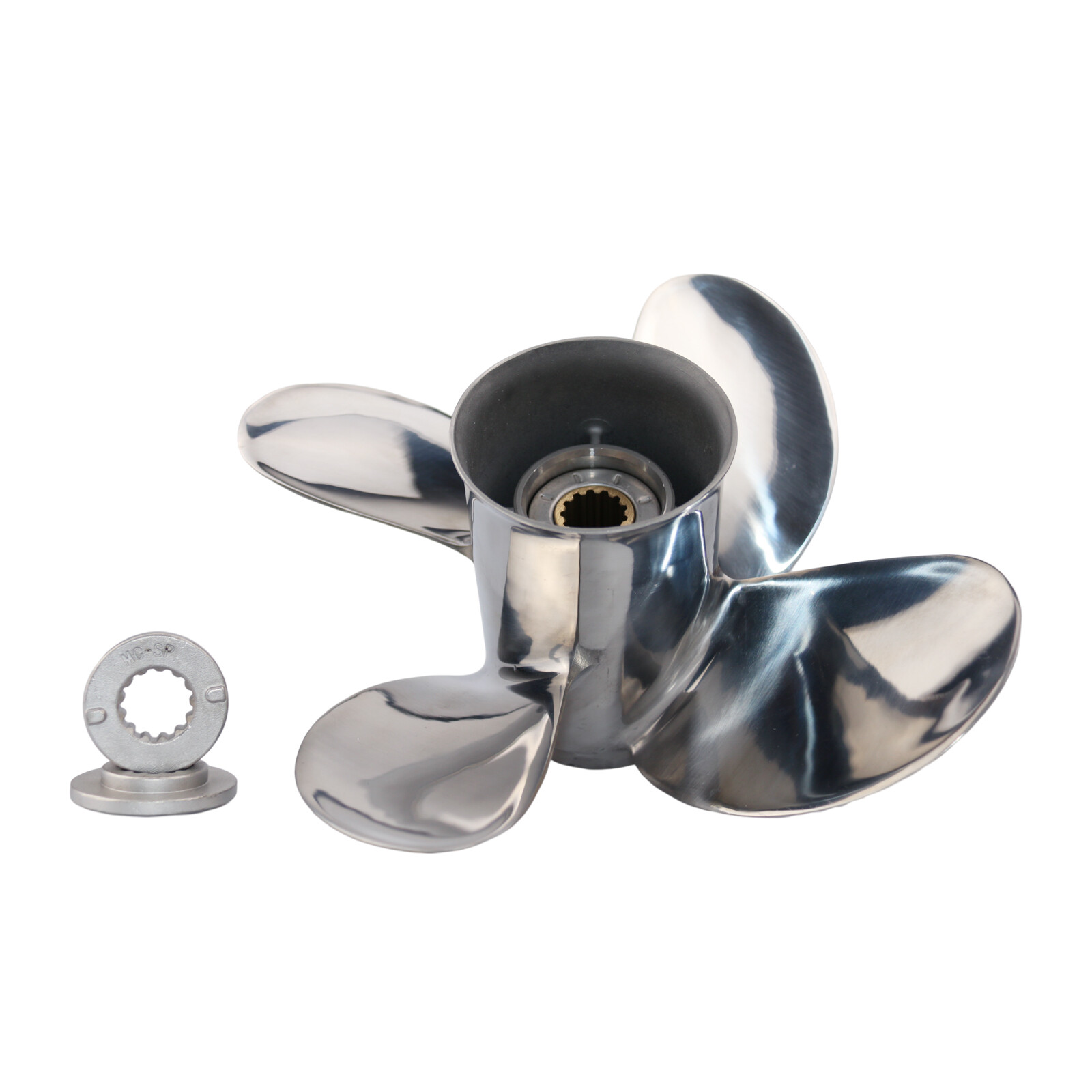 Stainless Steel 11.6x12 For Mercury Engine Outboard Propeller 2/4 ...