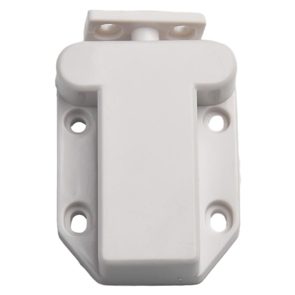 Plastic Catch Lock Hatch Push Attic Cupboard Latch Press Lock Cabinet ...