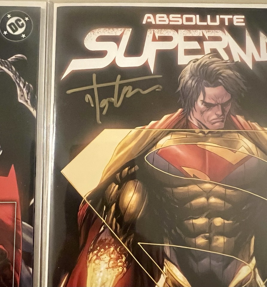 SIGNED ABSOLUTE SUPERMAN, WONDER WOMAN KIRKHAM MEGACON W/COA LTD 1000 ...