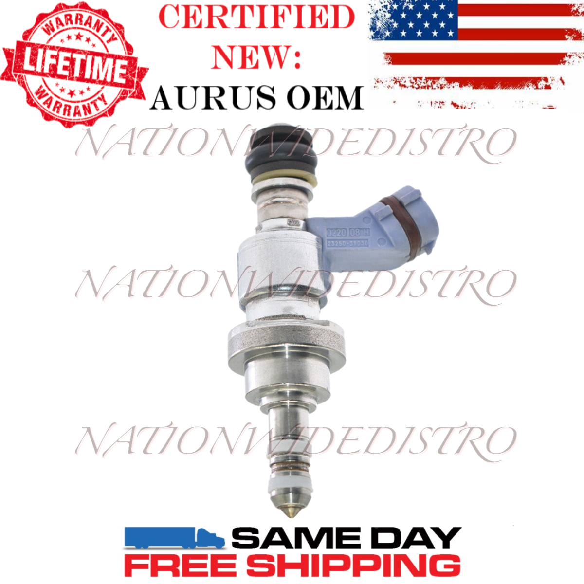 1x OEM NEW AURUS Fuel Injector for 2007-2017 Lexus GS460 IS F LS460 ...
