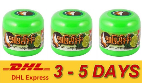 3 x TANAKA THANAKHA Powder Natural Anti Acne Aging Face mask Liste 120g ...