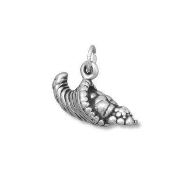 Authentic 925 Sterling Silver Oxidized Cornucopia Women's Bracelet ...