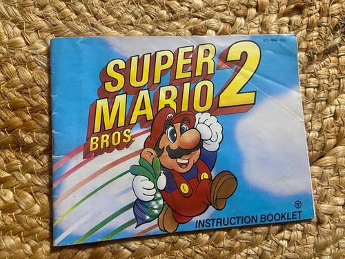 Super Mario Bros 2 Nintendo NES Instruction Booklet Manual ONLY - Good ...