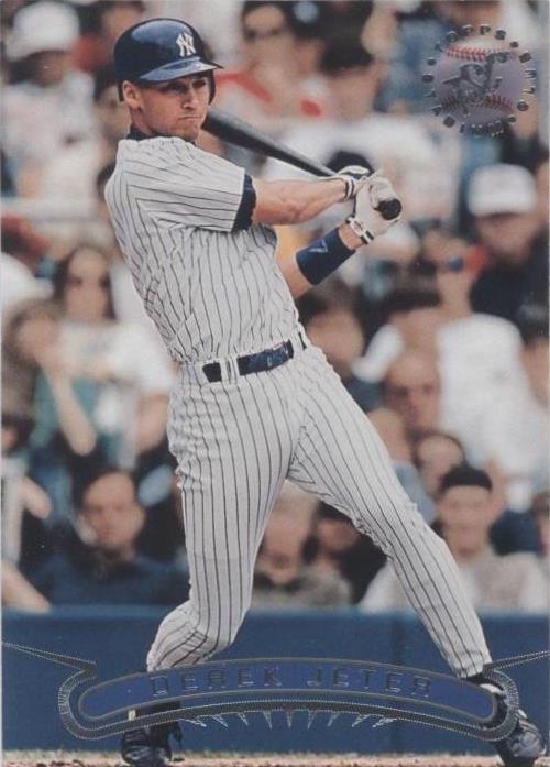 1996 Topps Stadium Club - Derek Jeter #123 Mickey Mantle Cereal Box ...