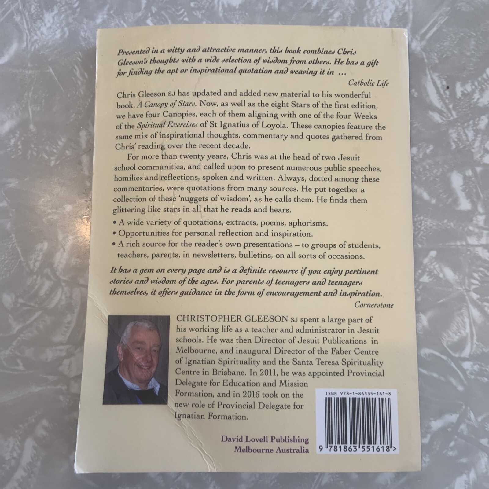 A Canopy of Stars Some Reflections for the Journey Christopher Gleeson ...