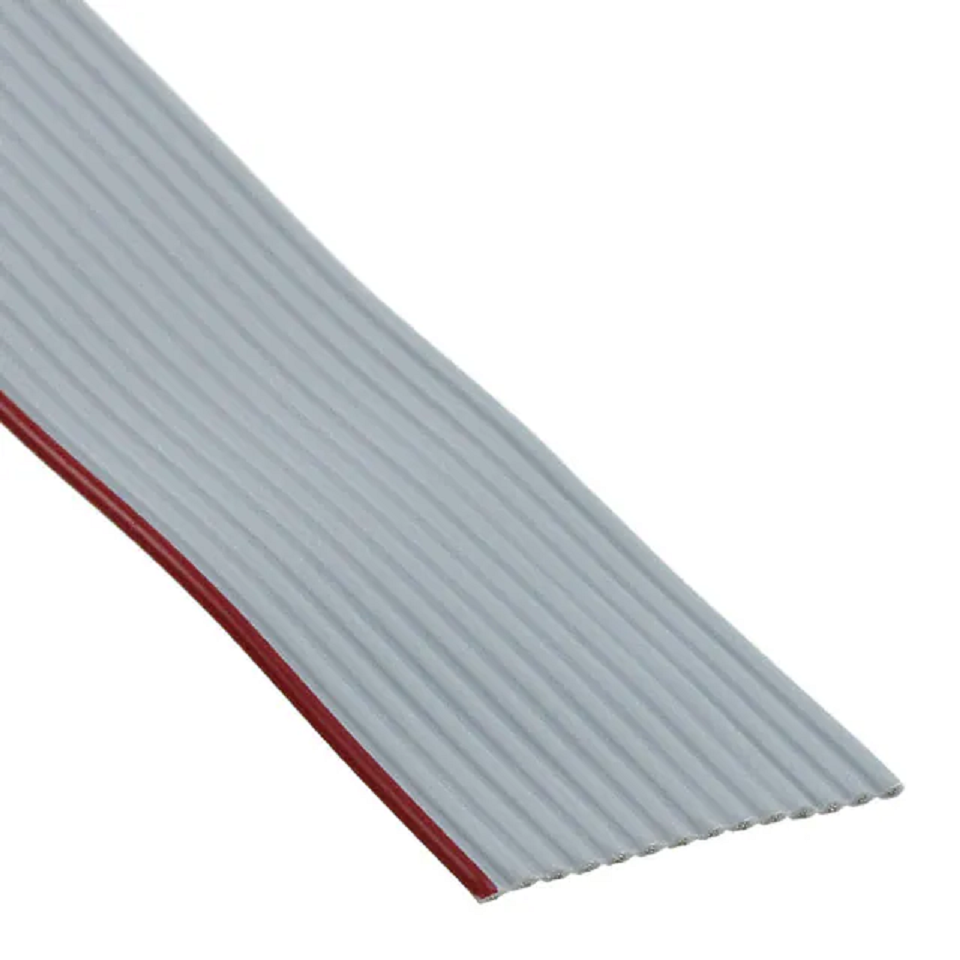 100 feet Belden Flat Ribbon Cable Gray 14 Conductors 0.050" (1.27mm) 28 ...