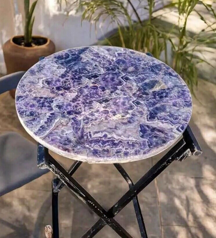 Decorative Amethyst Dining Furniture Stone Coffee Table Modern Office ...