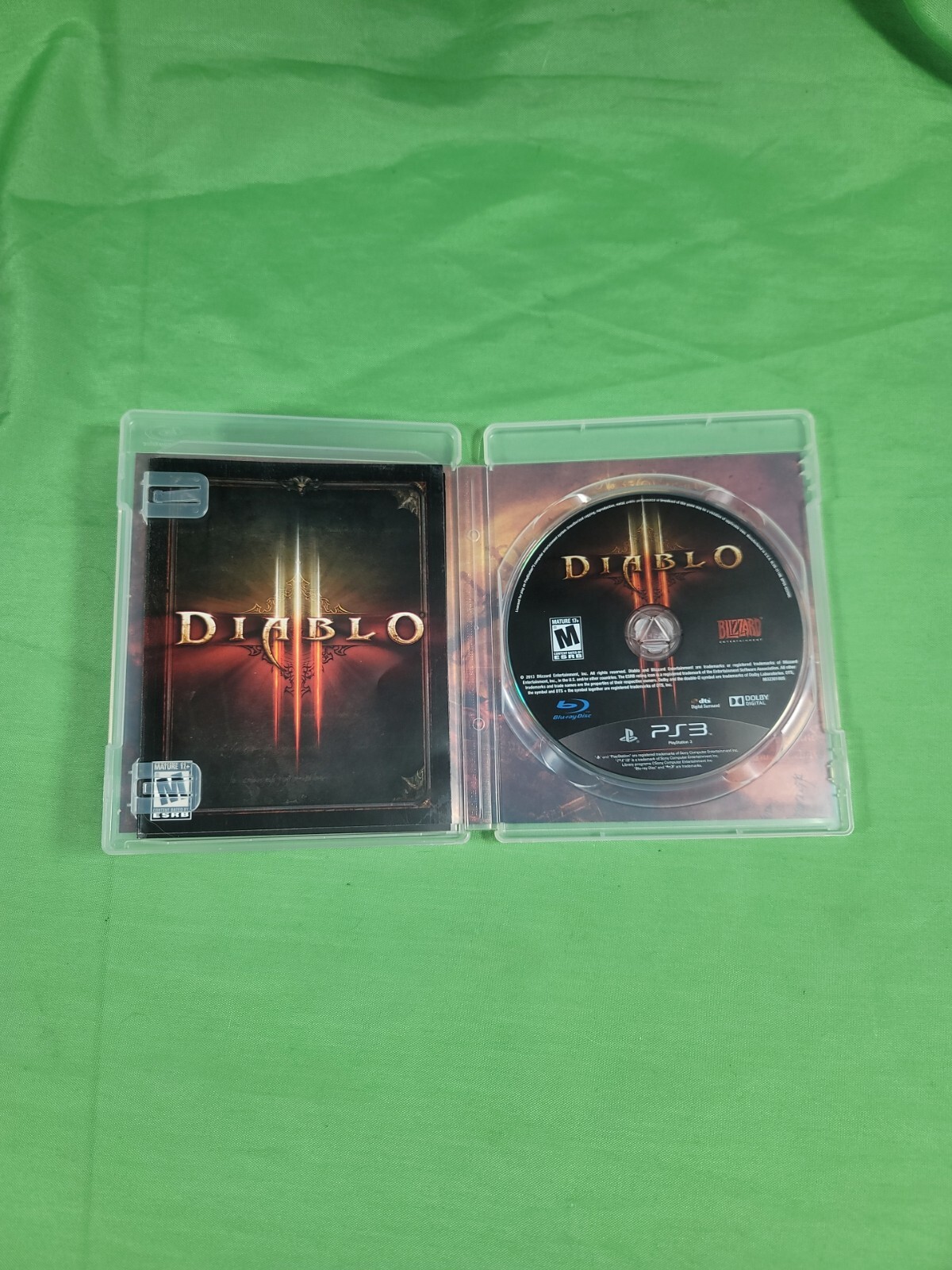 Diablo III (Sony PlayStation 3, 2013) Classic ARPG Rated Mature 17+ PS3 ...