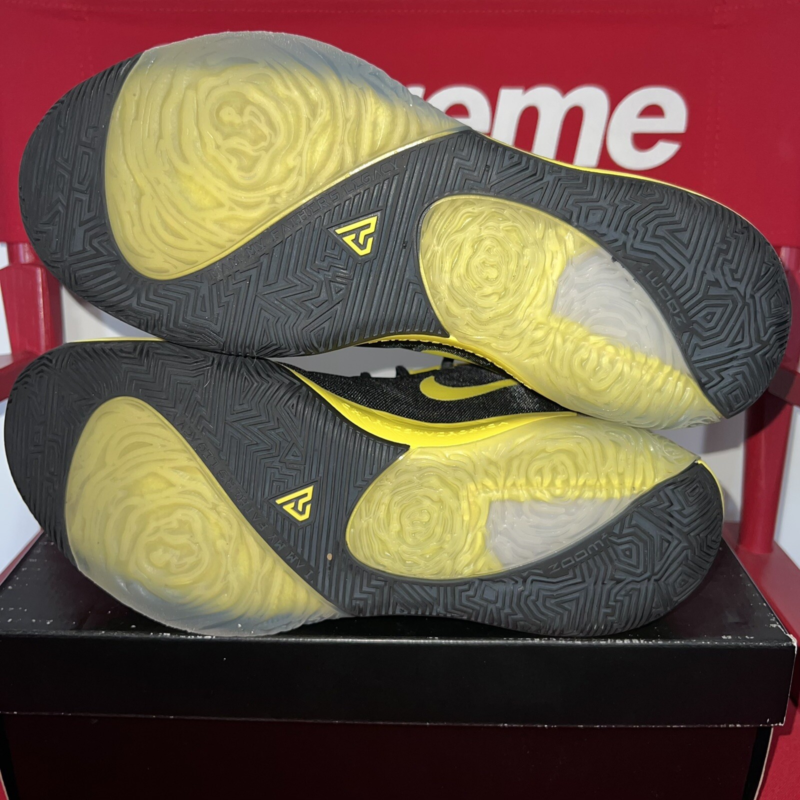 Nike Zoom Greek Freak 1 Oregon PE Sample Black size 11.5 100% Authentic ...