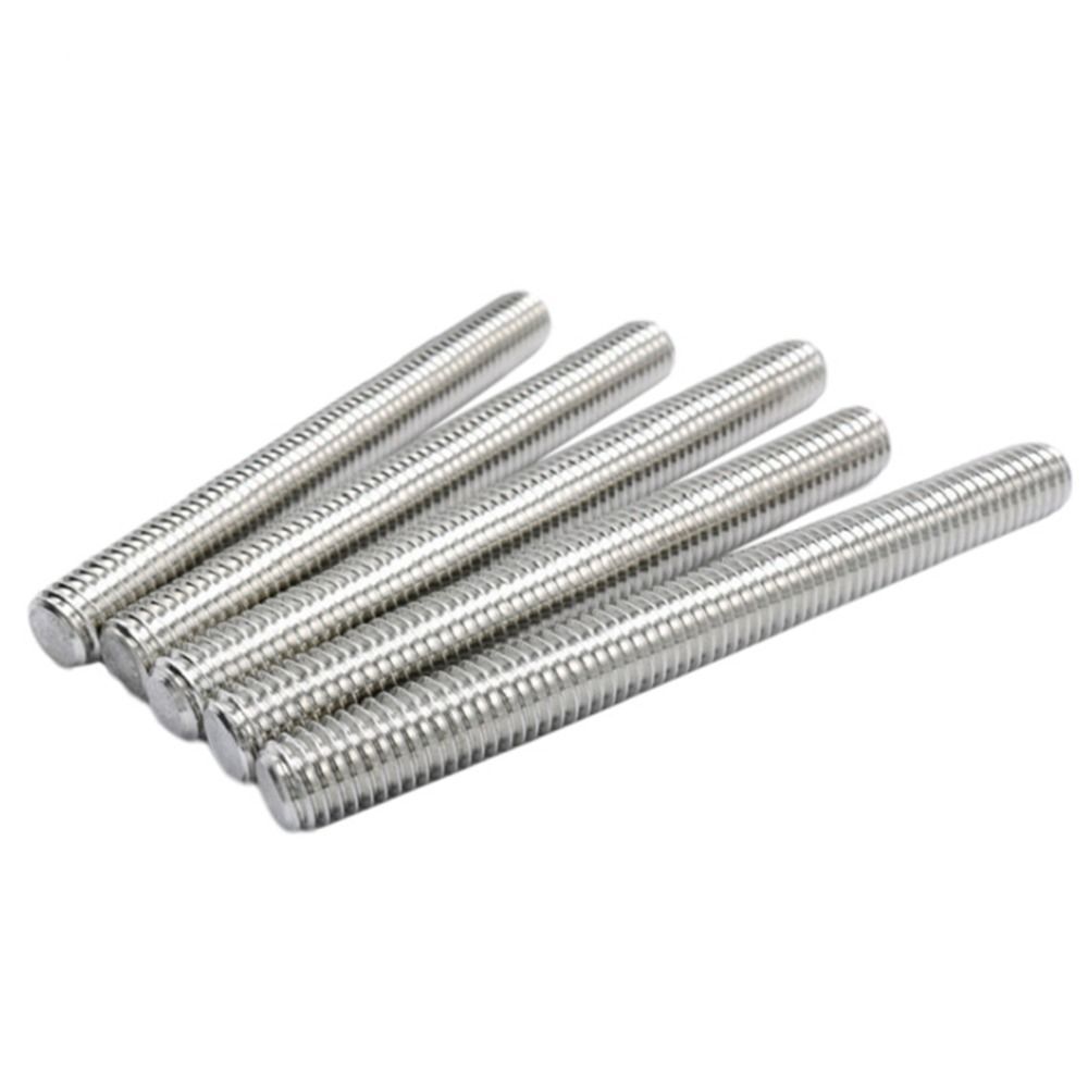 2PCS 304 Stainless Steel Long Threaded Screw Rods Bar Studs U-bolts ...